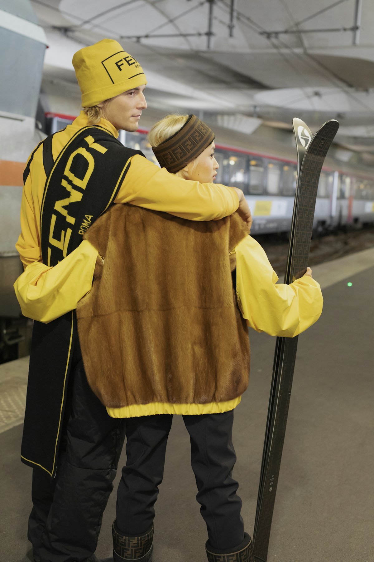 Chic On The Slopes: Fendi’s Skiwear Collection Is Out Now | L'Officiel ...