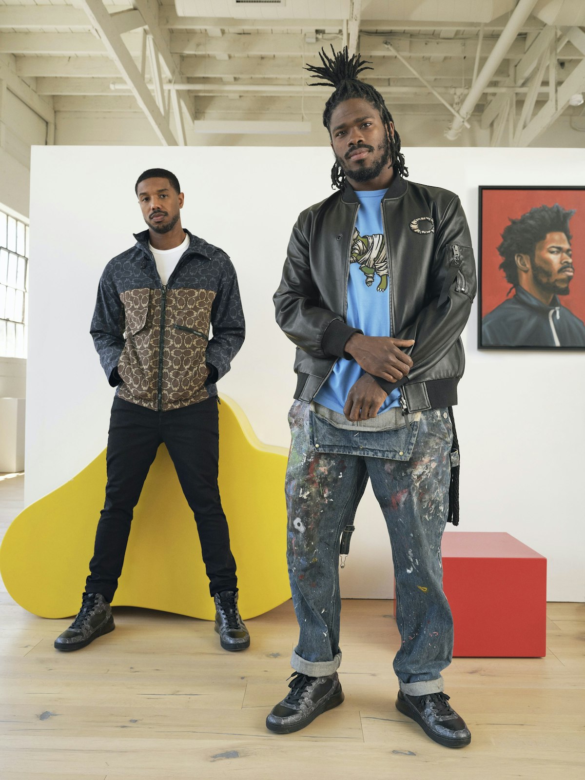Coach x Michael B. Jordan Announce Collaboration with Artist Blue the Great