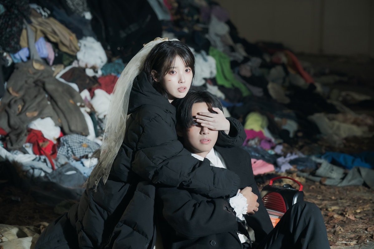 A Look Behind the Scenes of IU’s MV for ‘Love Wins All’ Starring V of BTS
