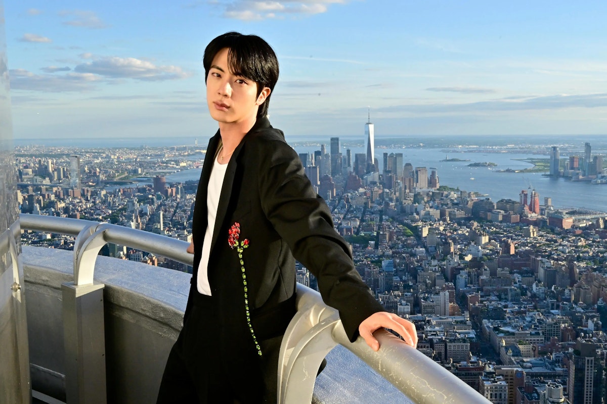 BTS' Jin Lights up the Empire State Building to Celebrate His New Album ...