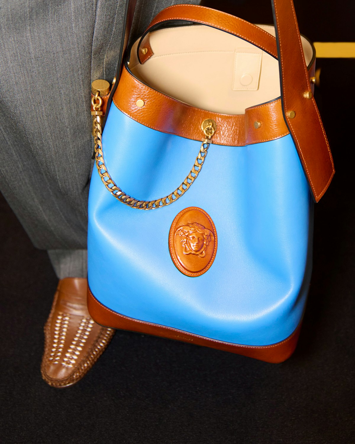 Meet Versace's New Bucket Bag, The Pivot