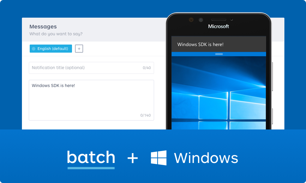 Batch | Push Notifications on Windows applications