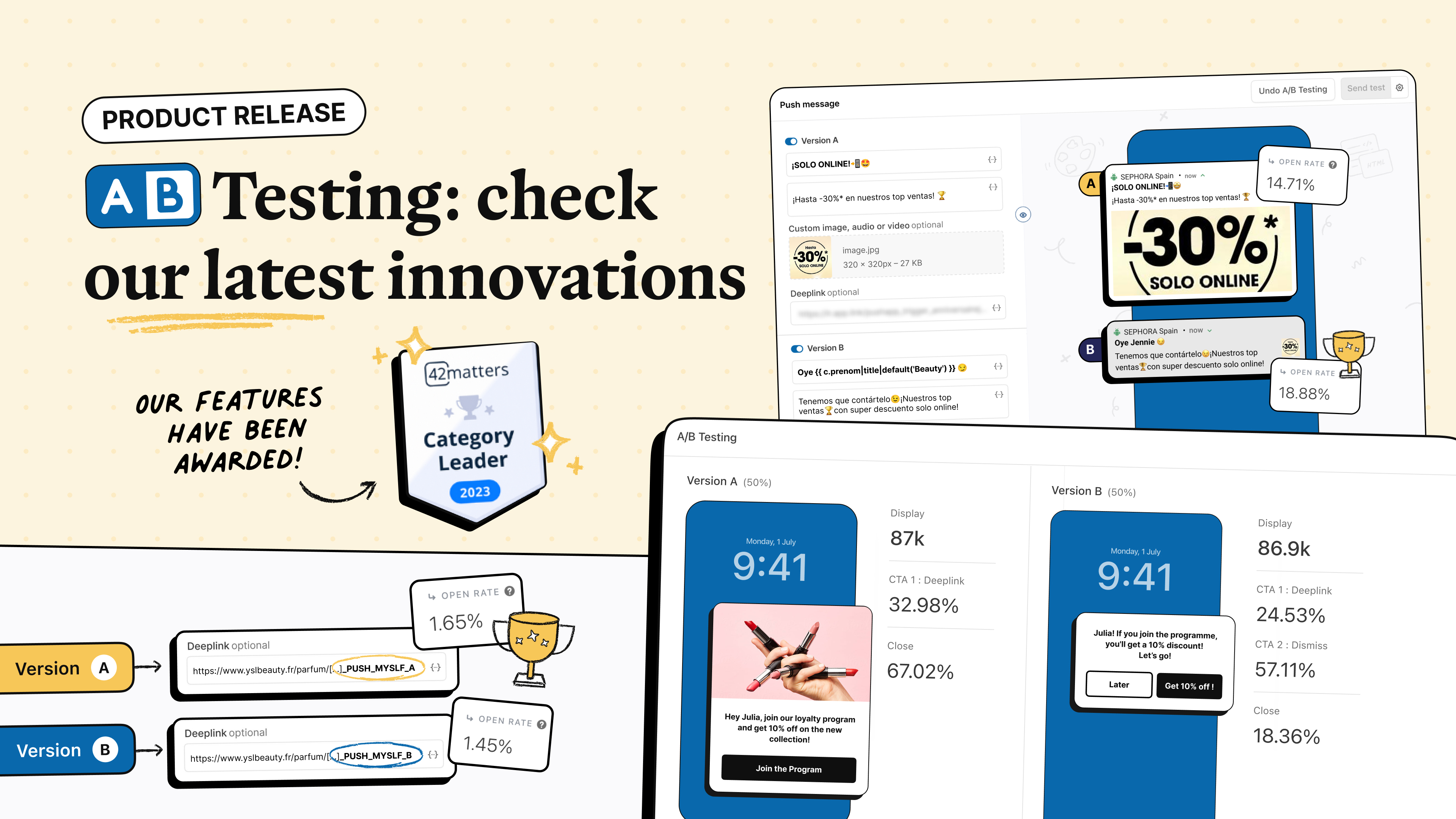 Batch | Discover our last A/B Testing innovations
