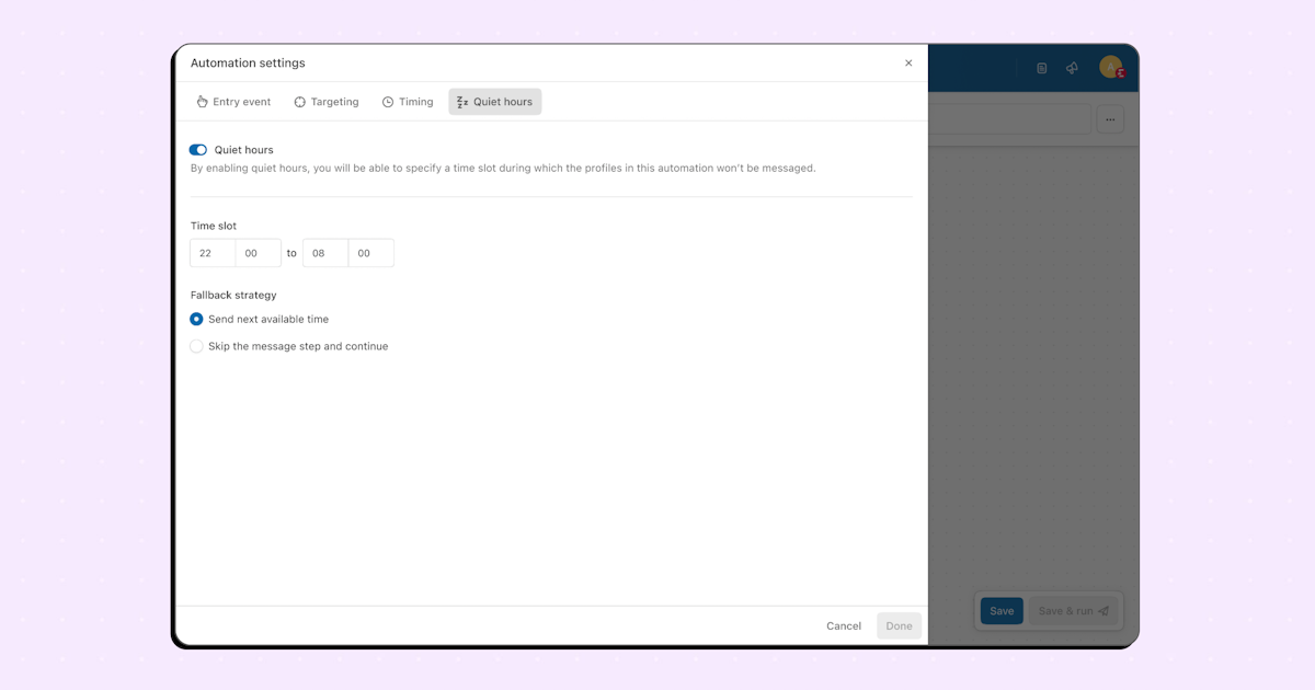 Batch Blog Quiet Hours For Email Trigger Automations