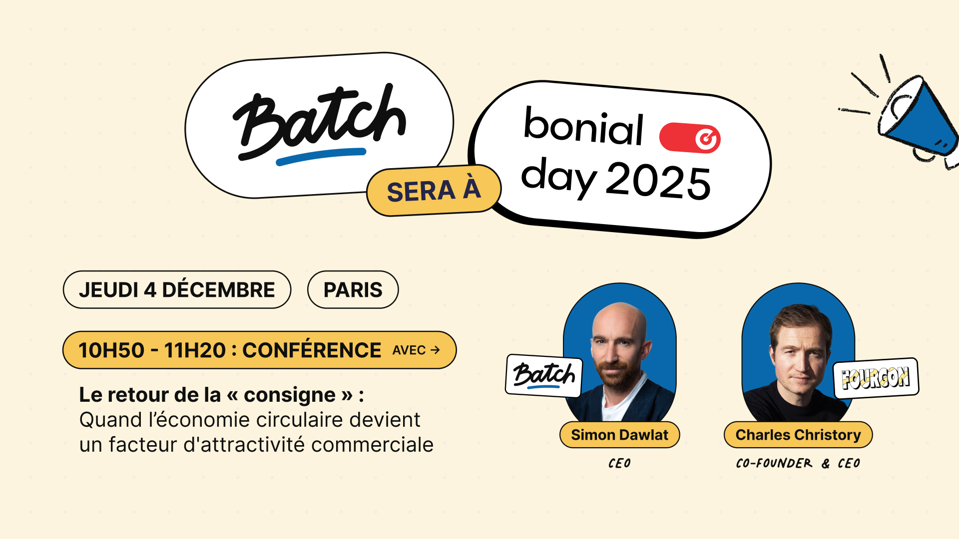 Batch | Batch speaker au Bonial Day 2025