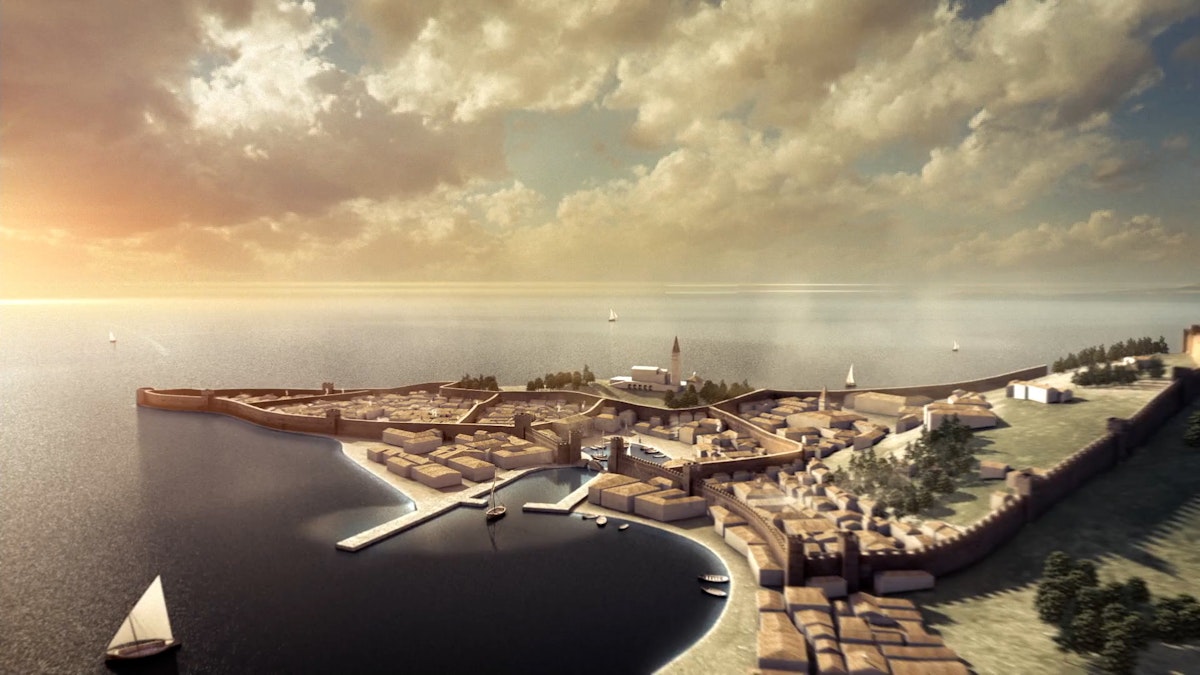 3D animation and film of historical Piran | Art Rebel 9