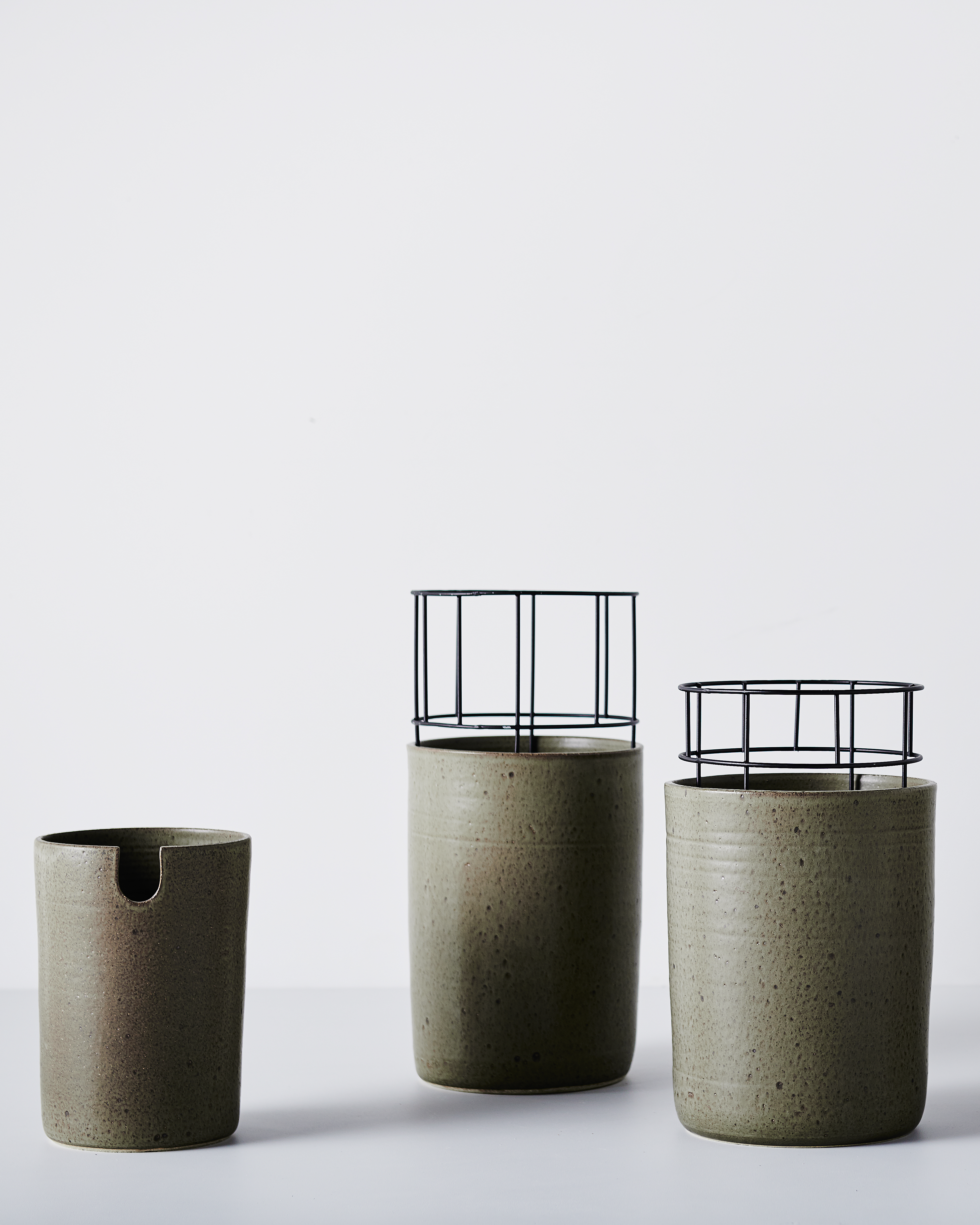 These large scale ceramic vases were developed as a collection for an ...