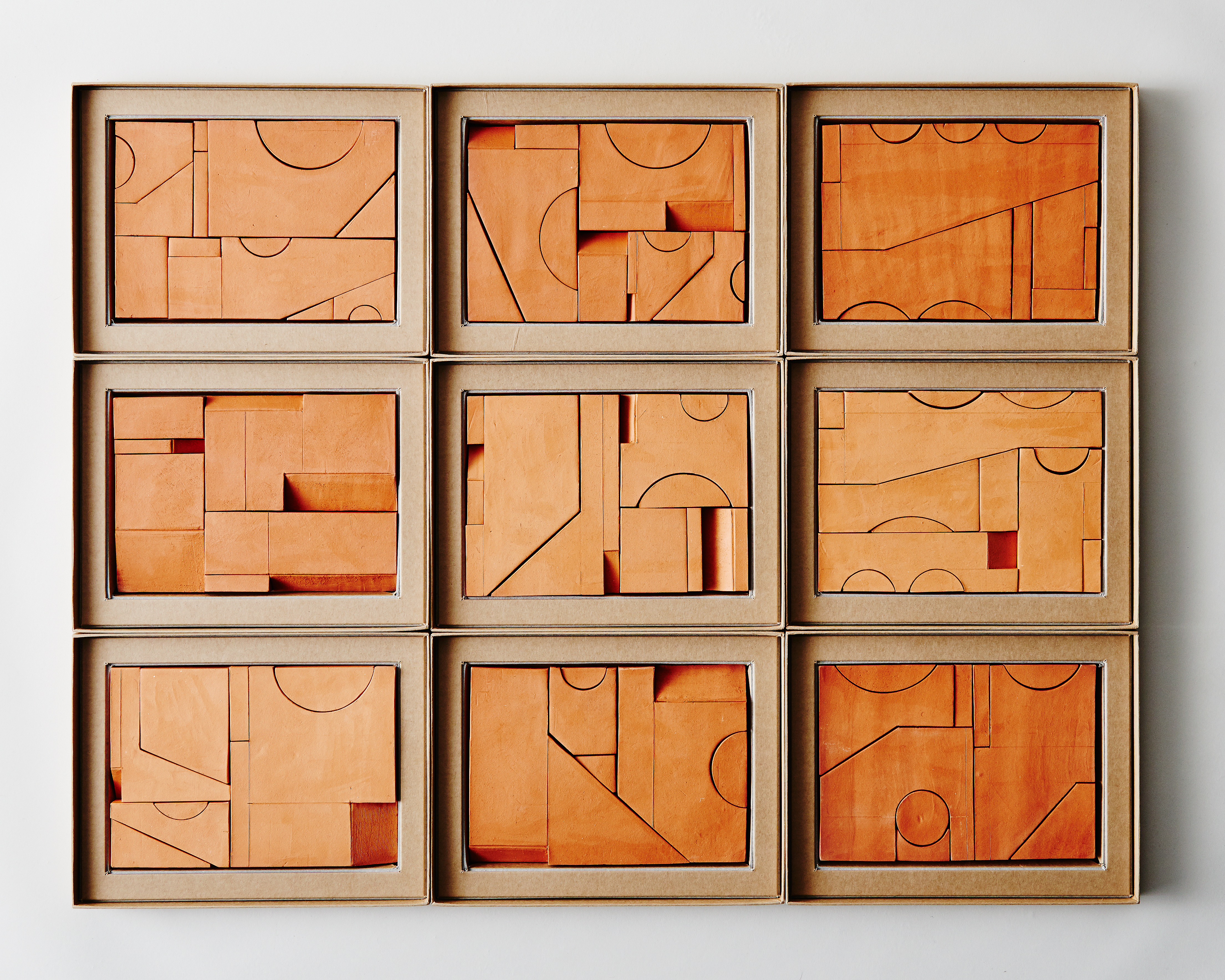 SCAPE Series One - 100 Boxed sets in 9 clay and glaze combinations.