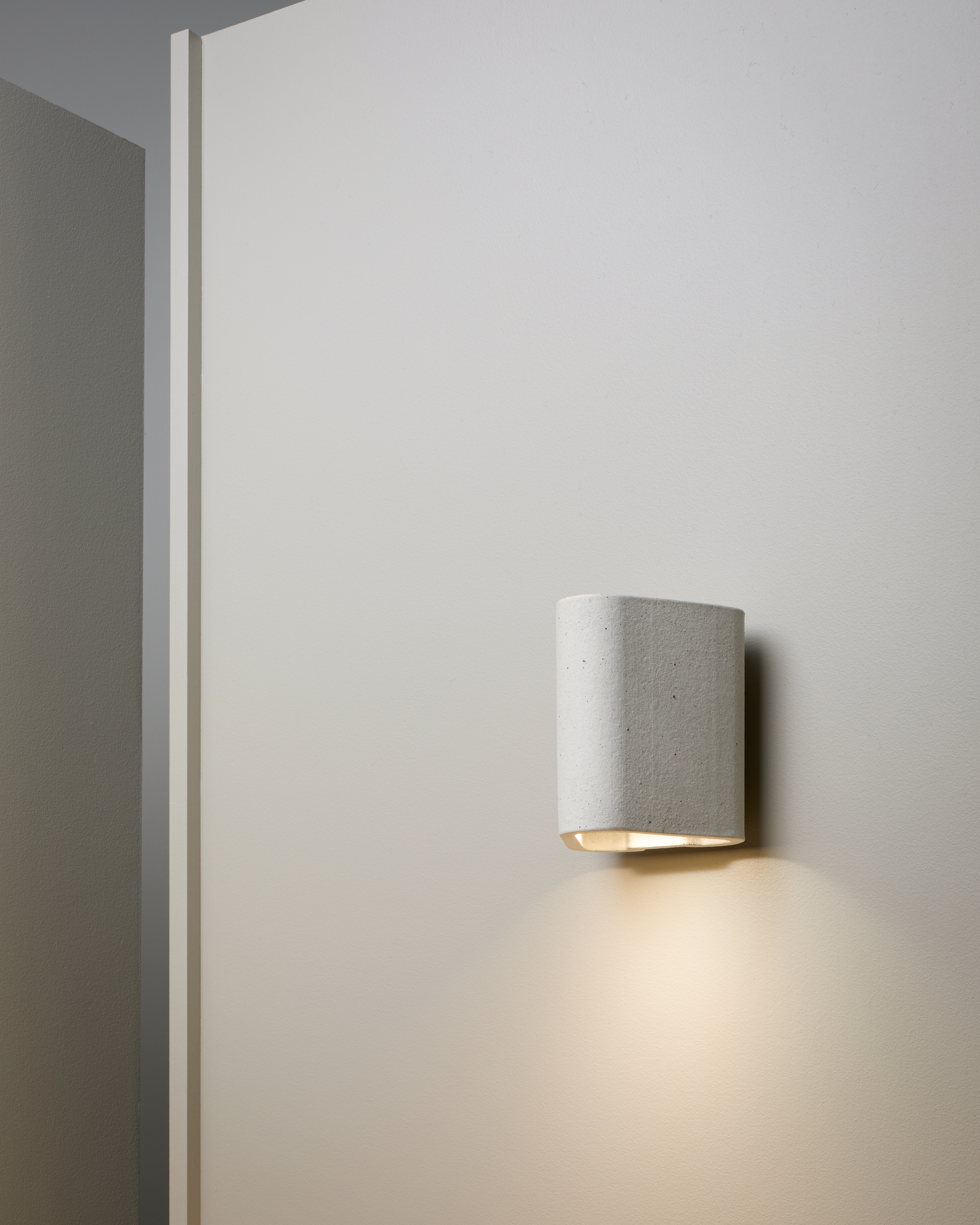 Ridge Light - Sediment (L) and Chalk (R) surface finishes