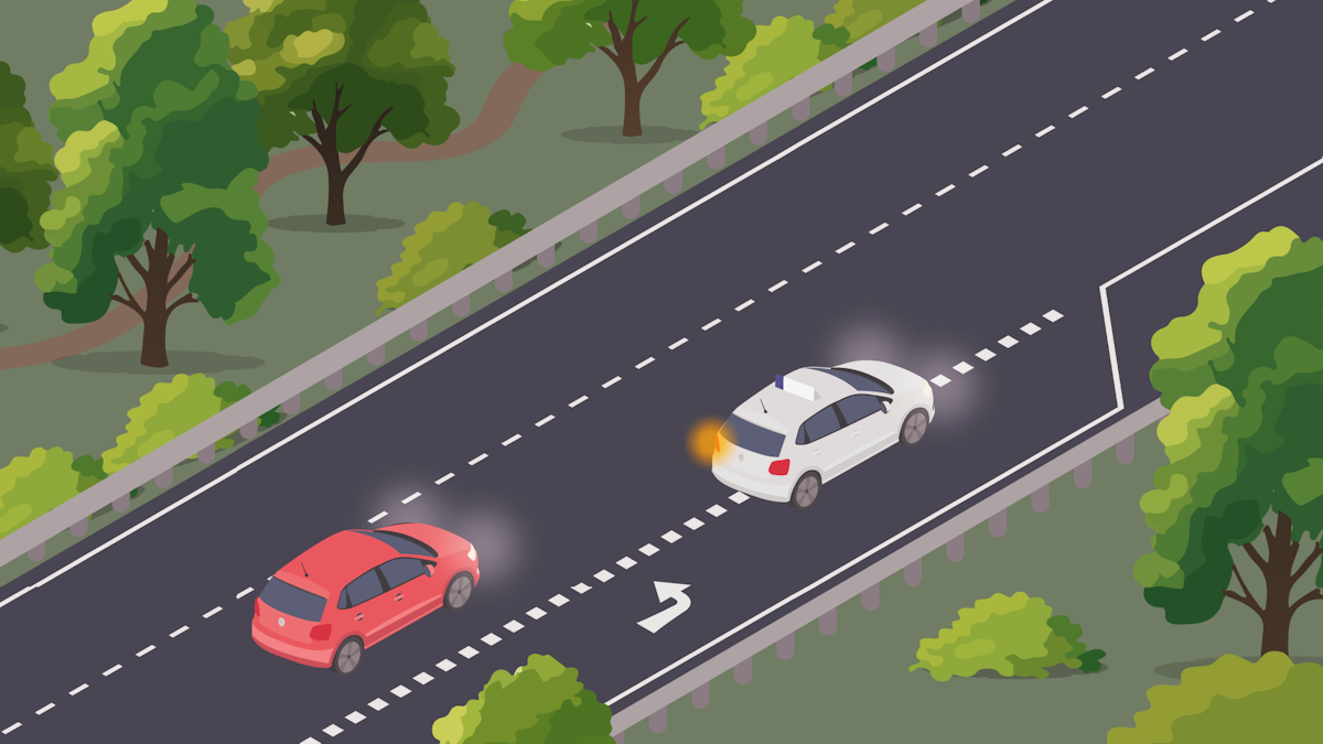 De regels voor invoegen en uitvoegen op de snelweg