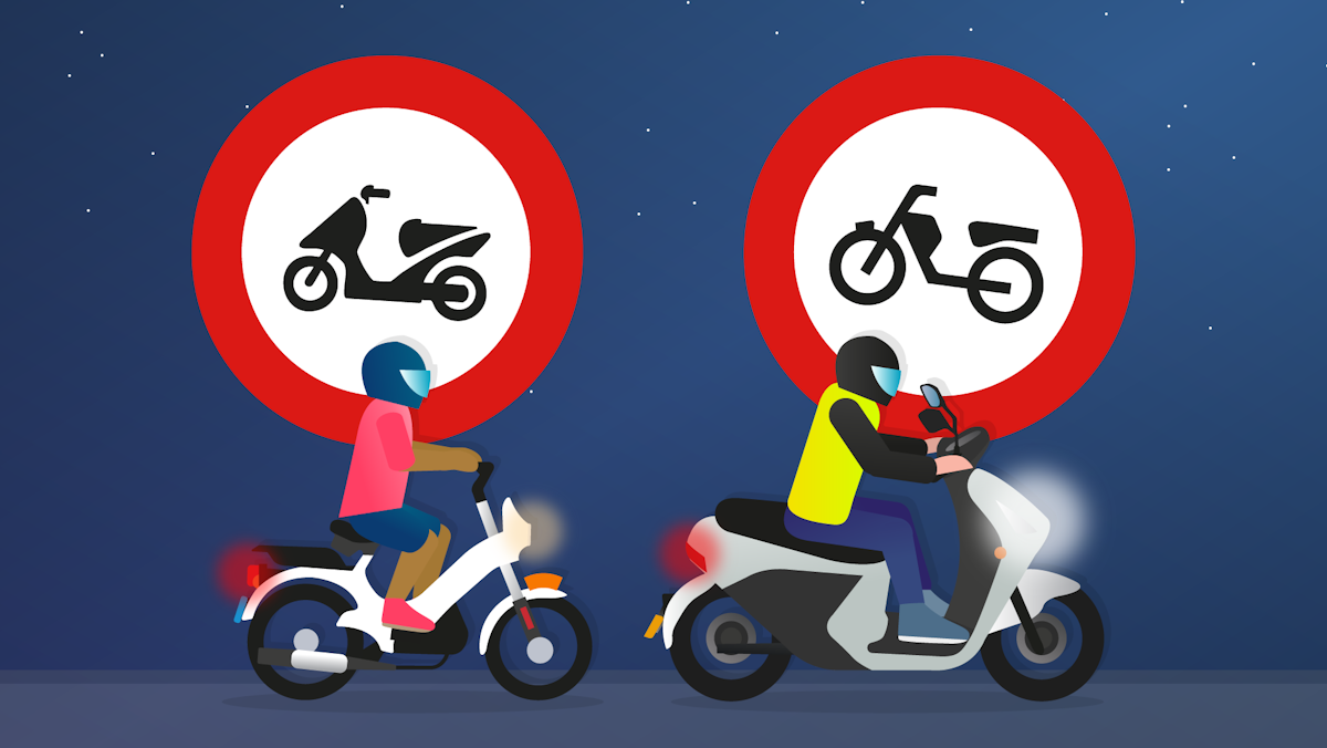 Wat is het verschil tussen een snorfiets en bromfiets?