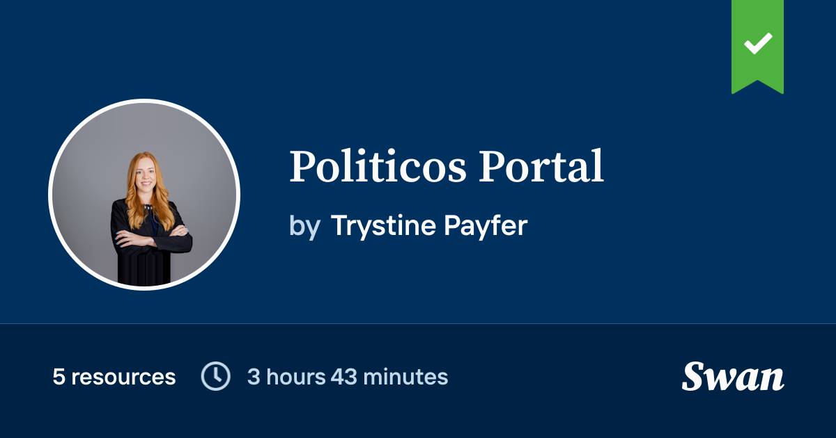 Politicos Portal Trystine Payfer - Swan Bitcoin