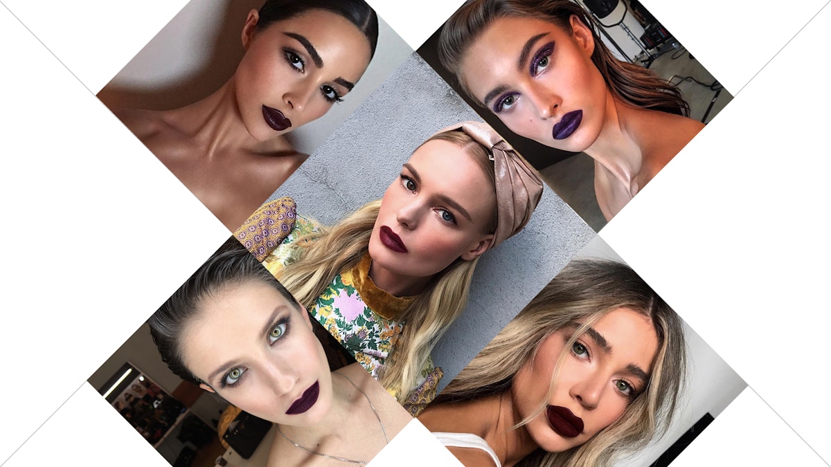 22 dark lip beauty looks to stun this Fall 2017