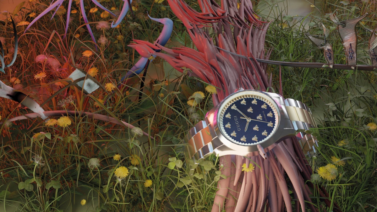 See how the artists bring a deeply personal eye to Gucci G-Timeless watch