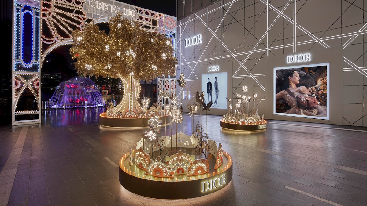 Dior lights up Pavilion Kuala Lumpur with a "Tree of Life"