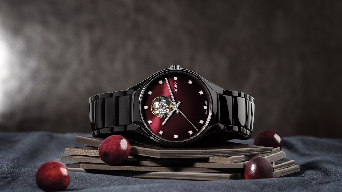 Rado infuses the Captain Cook among others with irresistible red