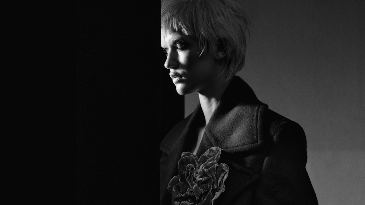 Iron Lady: Duda captured in Saint Laurent Winter 2022