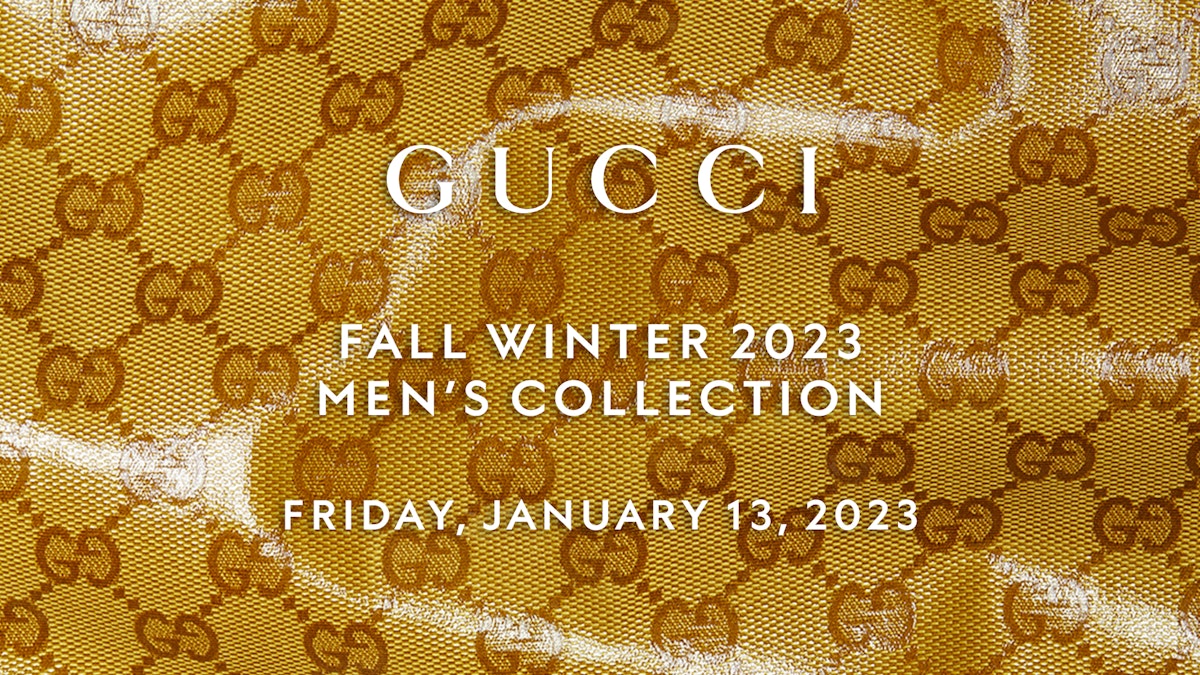 LIVE: Gucci Fall Winter 2023 Men's collection