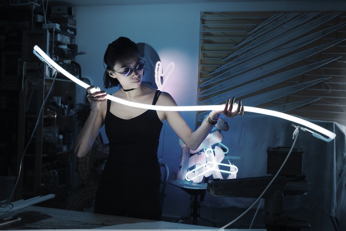 Neon artist Chankalun (Karen Chan) on Light as Air, her collaboration ...