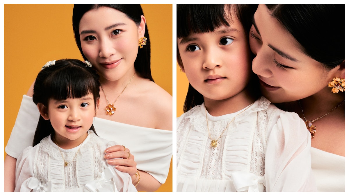 Swarovski unveils Mother's Day campaign featuring Chryseis Tan and daughter