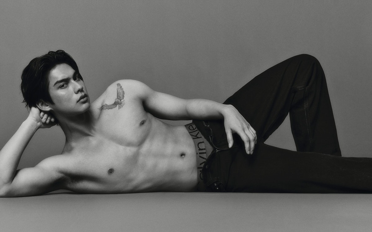 Thai actor Bright makes a hot debut Calvin Klein Underwear campaign