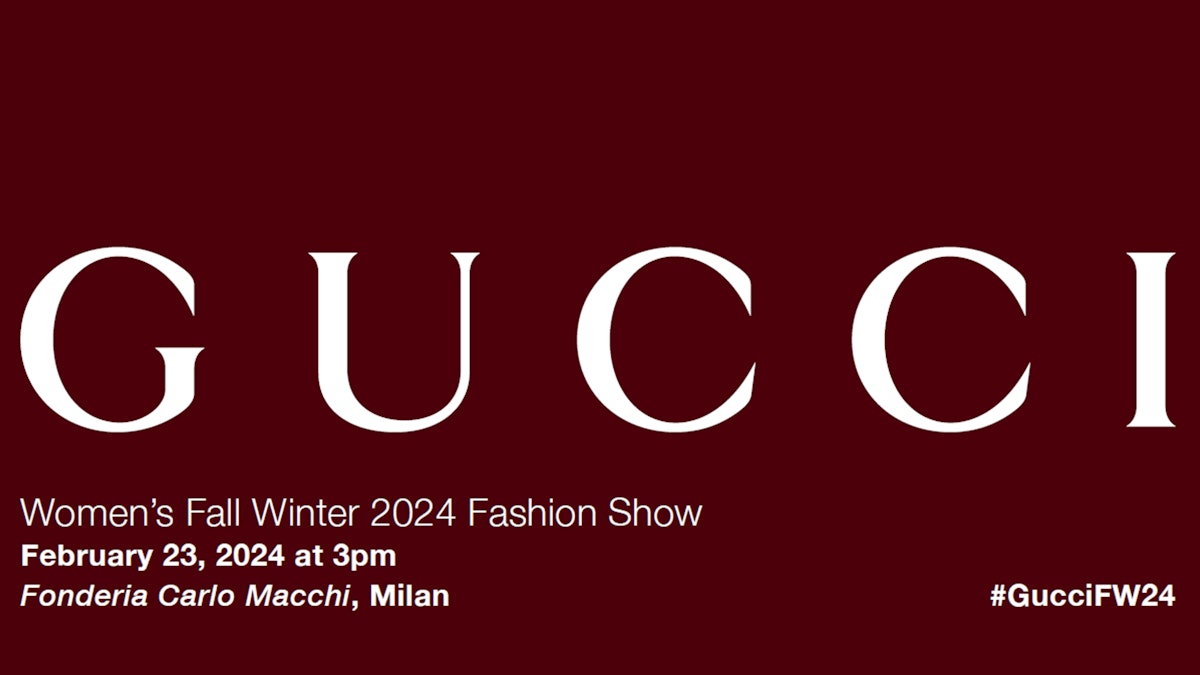 LIVE: Gucci Fall/Winter 2024 show