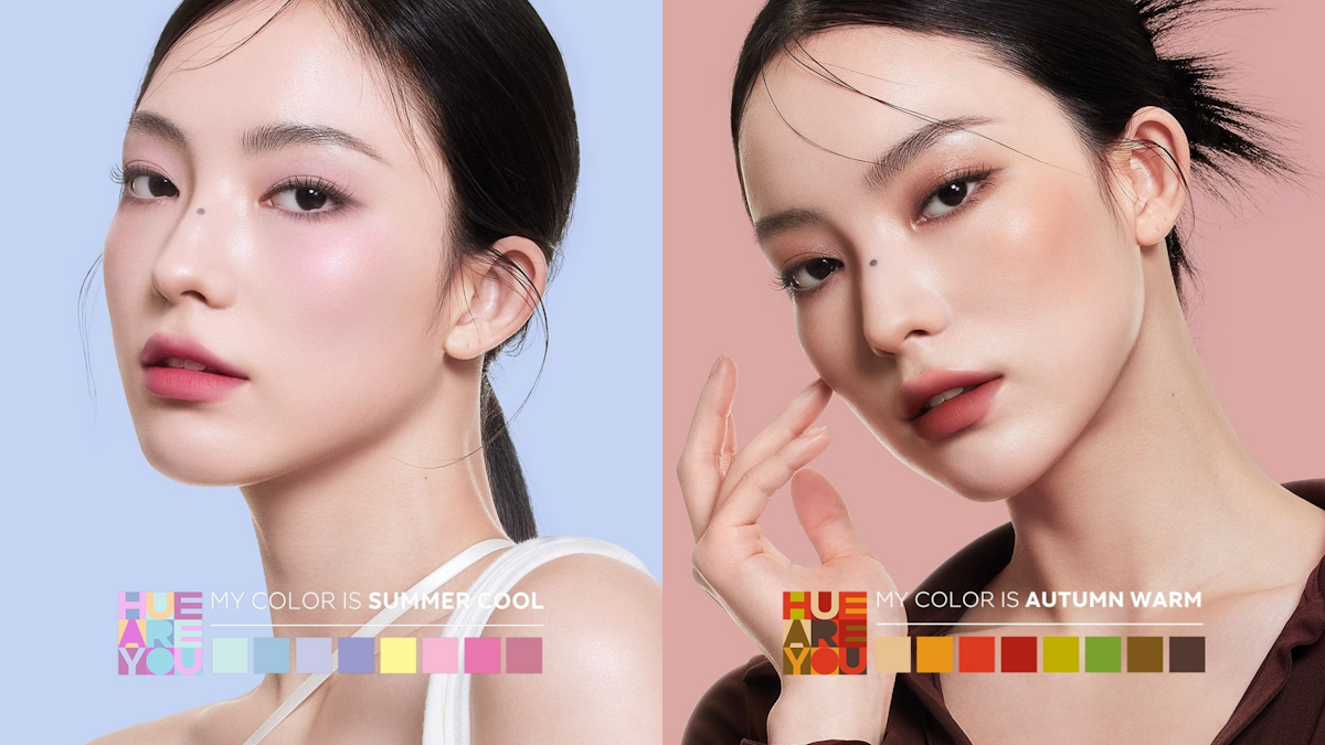 Find out your seasonal type with the 3CE Personal Color Analysis Filter