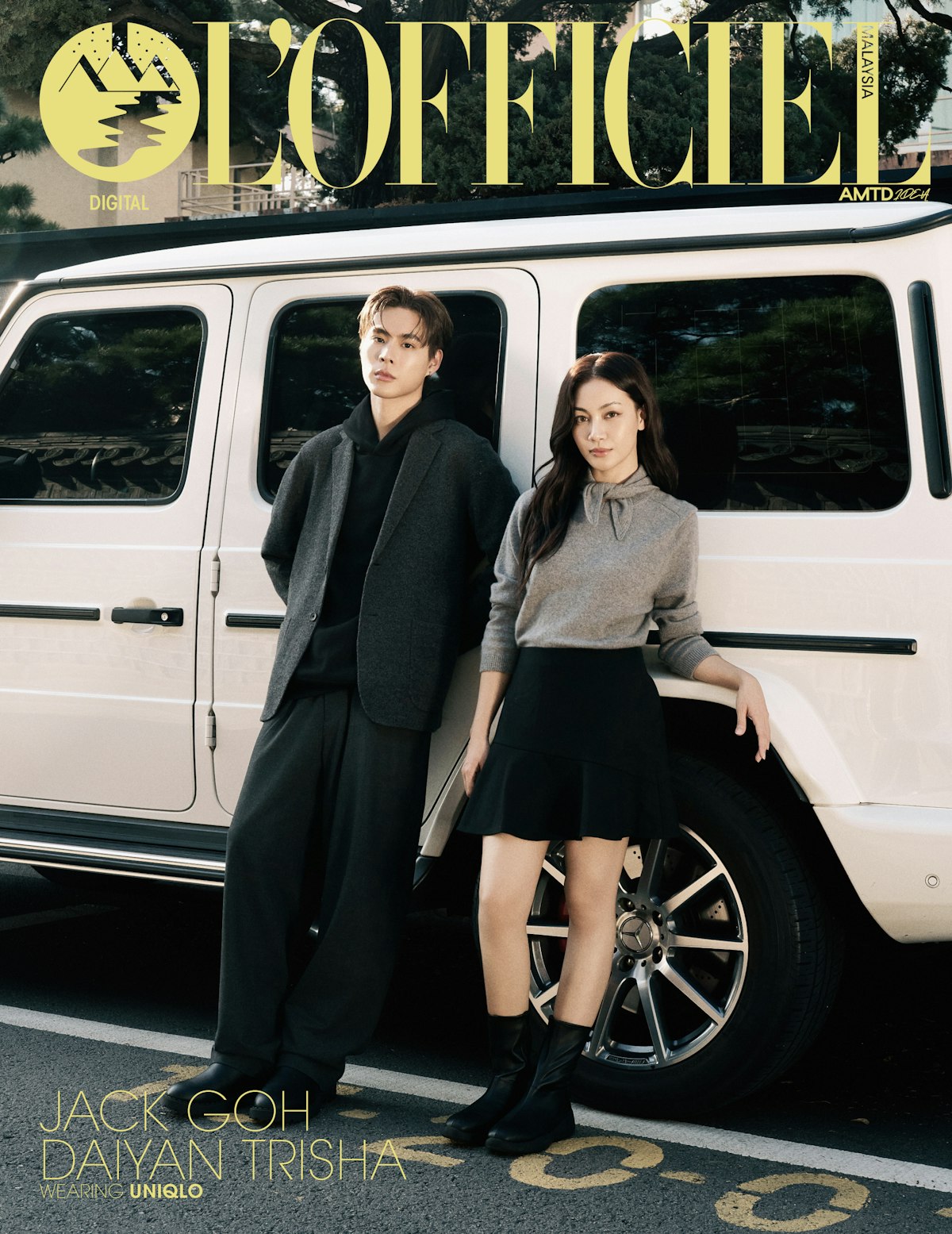 Digital cover: Daiyan Trisha and Jack Gohr move with ease feat. UNIQLO
