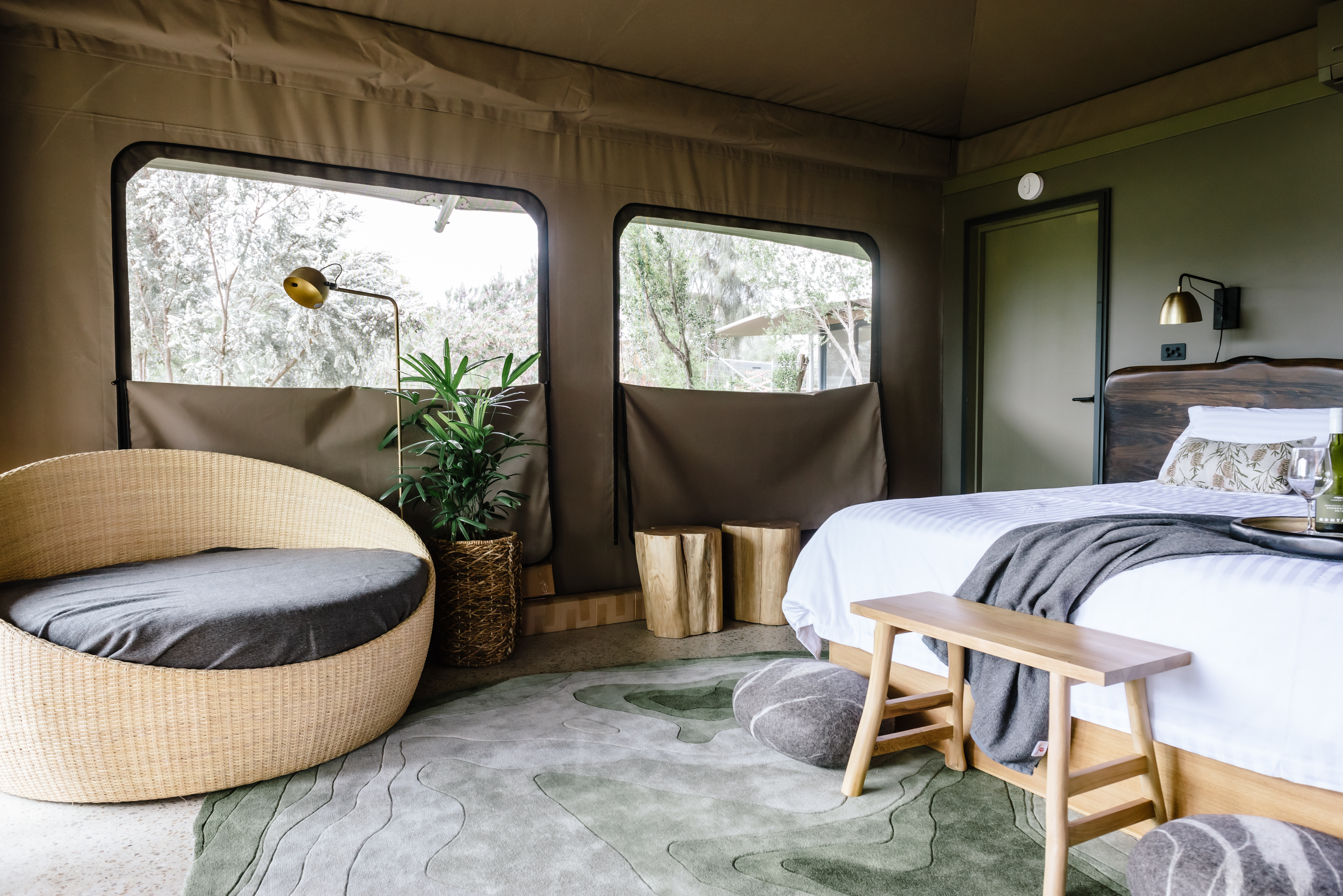 Glamping Accommodation | Peninsula Hot Springs
