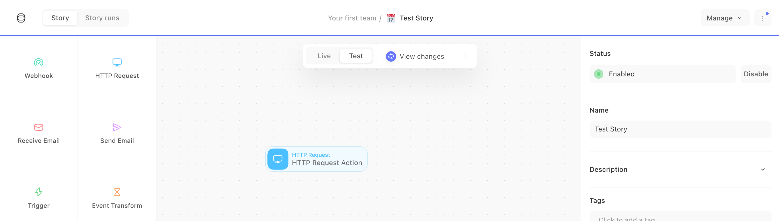 Change Control | Docs | Tines