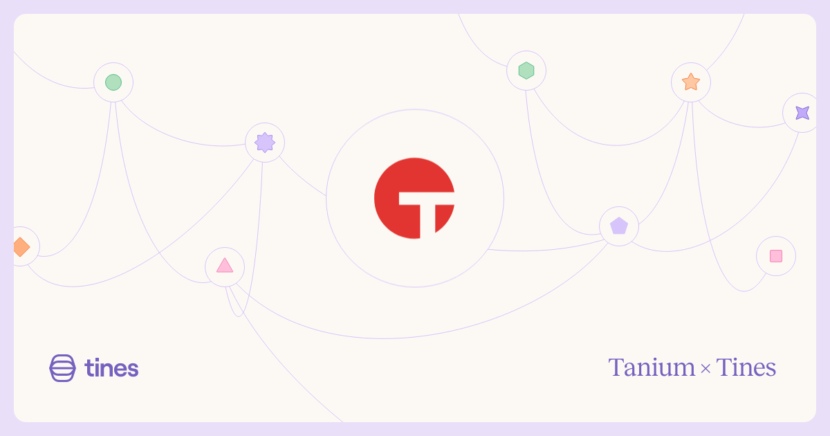 Tines × Tanium | Tines