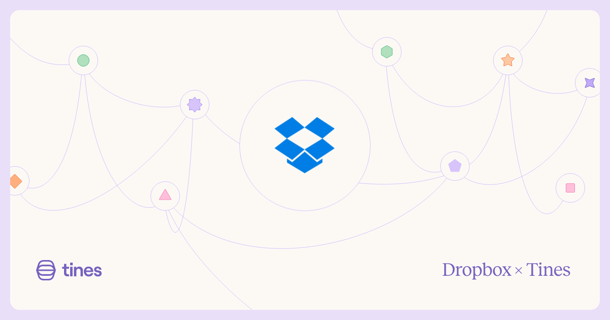 Tines × Dropbox | Tines