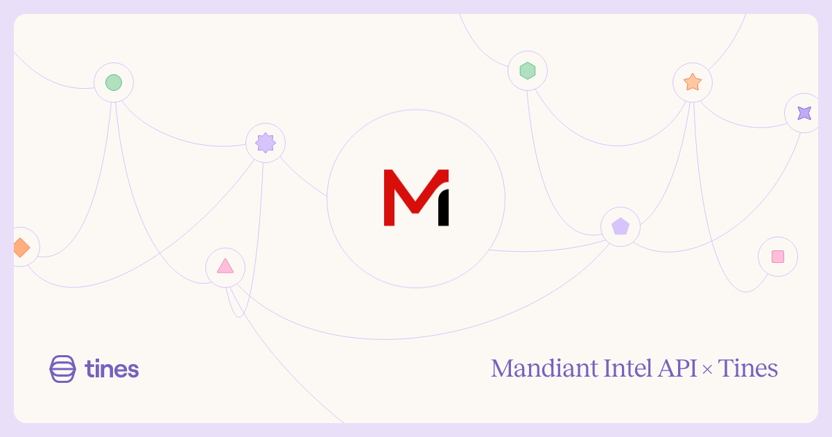 Tines × Mandiant Intel API | Tines