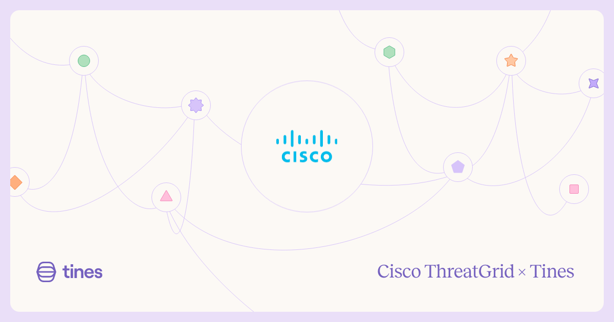 Tines × Cisco ThreatGrid | Tines