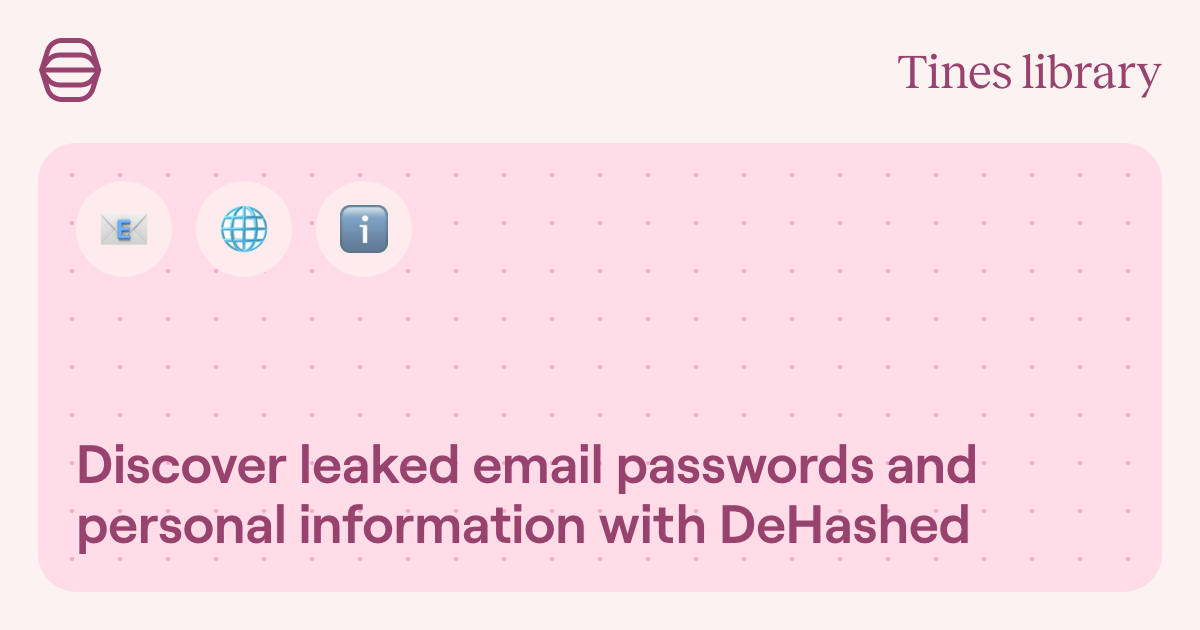 Discover leaked email passwords and personal information with DeHashed ...