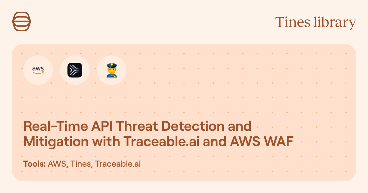 Real-Time API Threat Detection and Mitigation with Traceable.ai and AWS ...