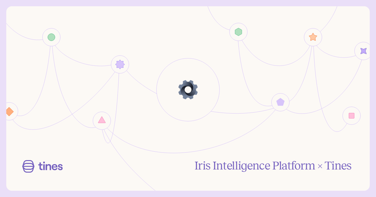 Tines × Iris Intelligence Platform | Tines