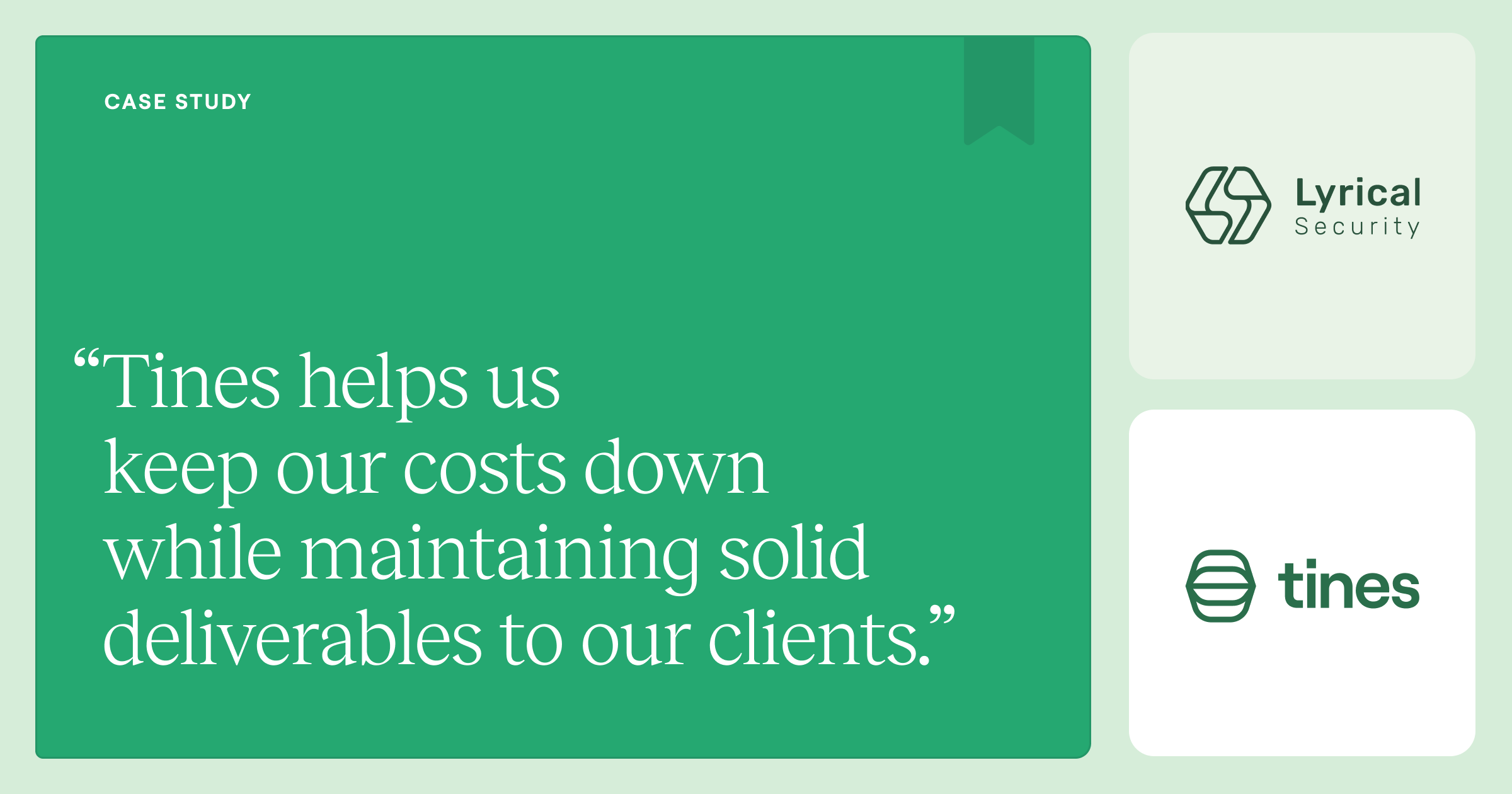 Lyrical Security saves 100s of hours per month and strengthens security posture with Tines | Tines