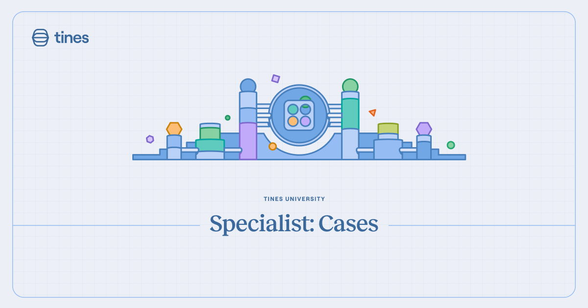 Take the Specialist: Cases exam | Tines University