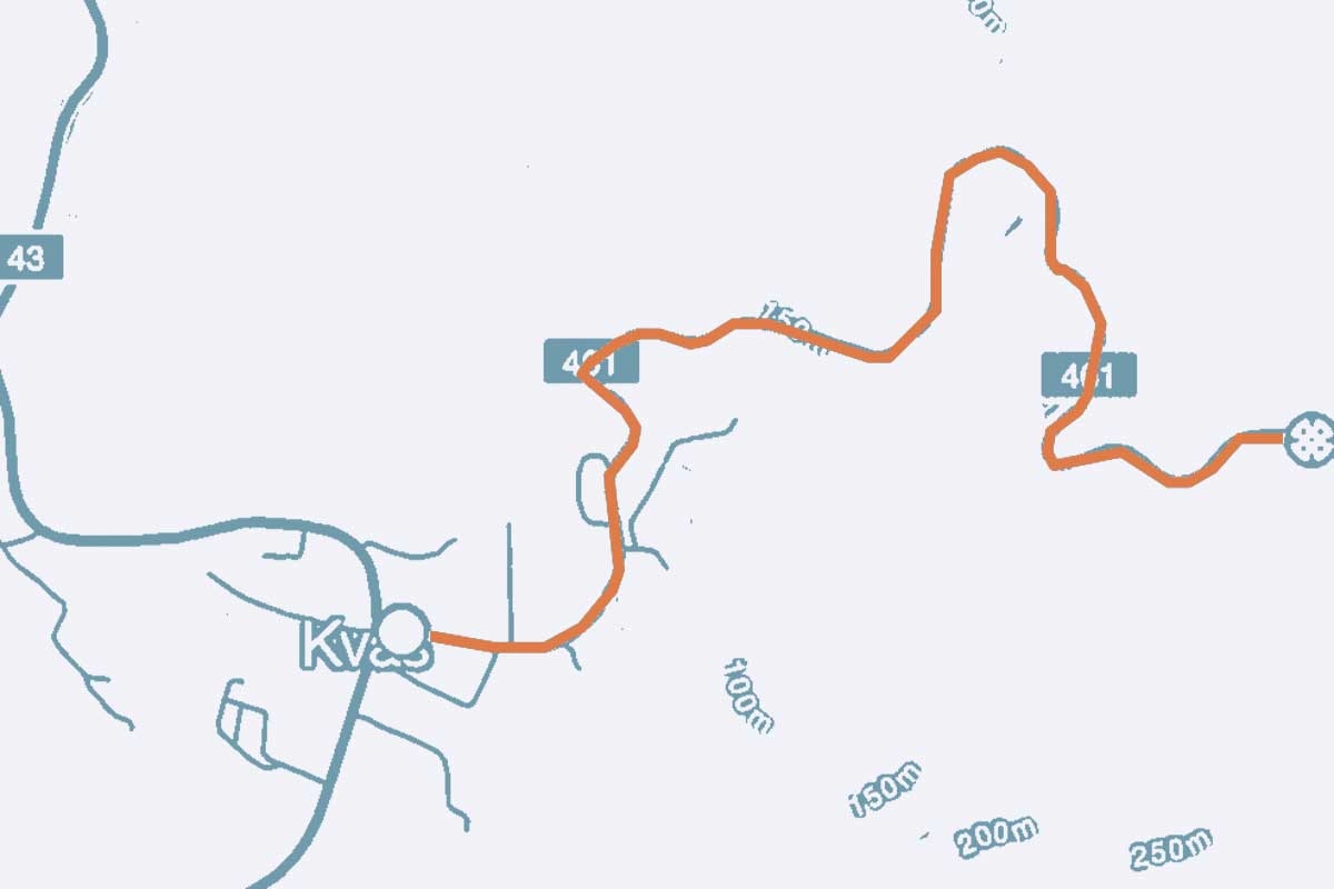Kvås i Lyngdal: Brattestien, en liten fjellovergang | LANDEVEI.NO