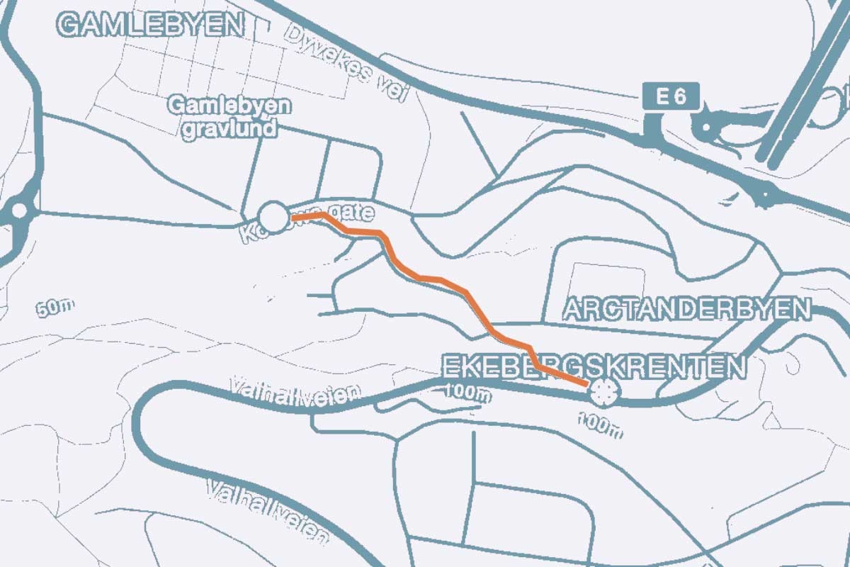 Muren på Ekeberg i Oslo | Sykkeltur Oslo | Sykkelturer | LANDEVEI.NO