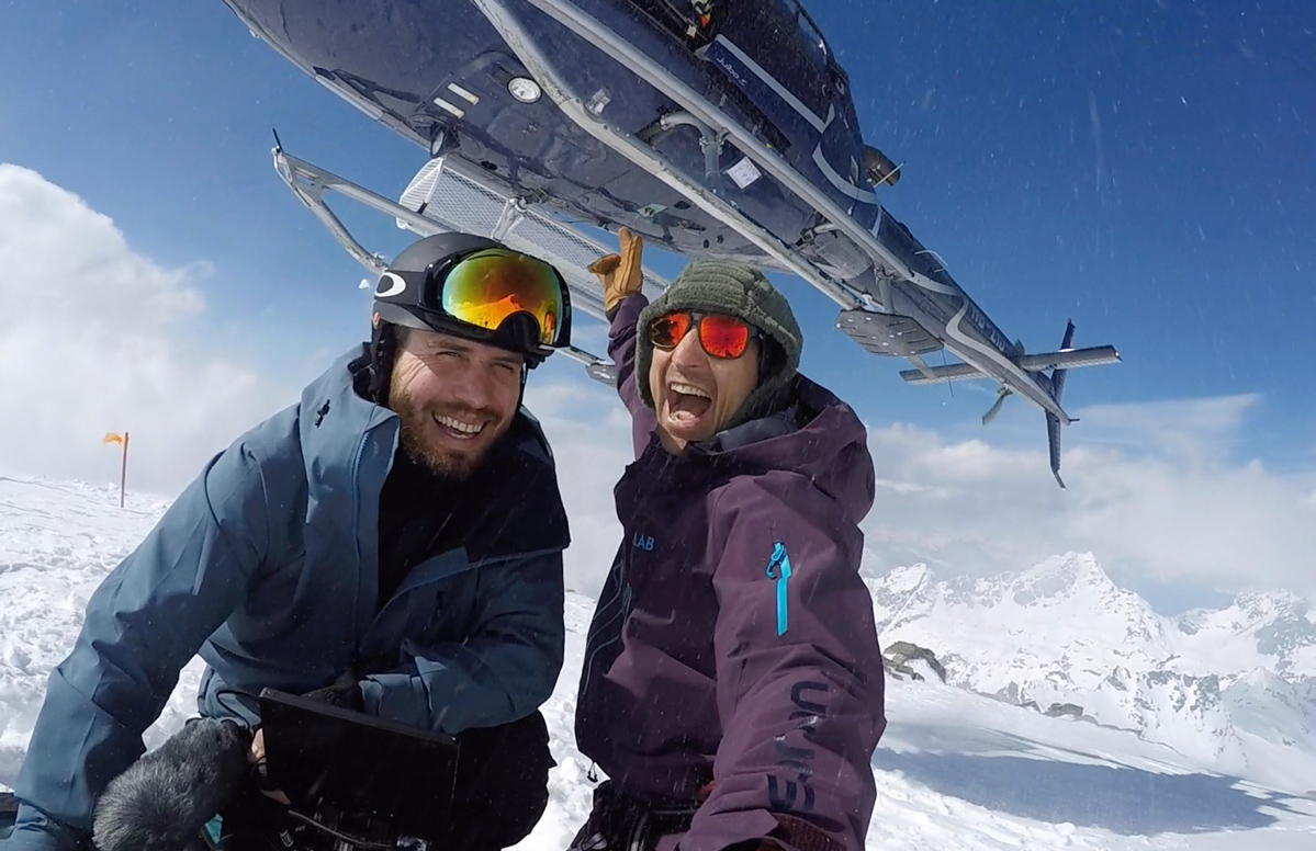 Se Kaj Zackrisson på heliski-tur til Chamonix | FRIFLYT.NO