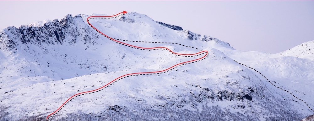 Rundfjellet Topptur Lofoten - 803 moh. | FRIFLYT.NO