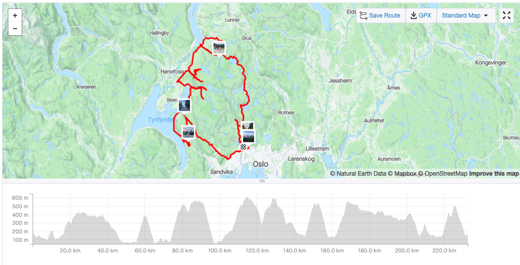 Syklet Nordmarka 5000 på 11 timer | LANDEVEI.NO