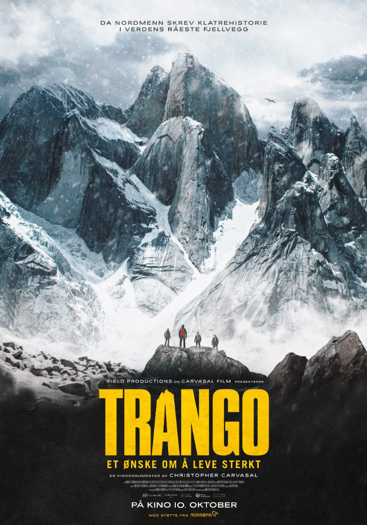 Anmeldelse av filmen Trango - ingen kommer urørt ned fra fjellet ...