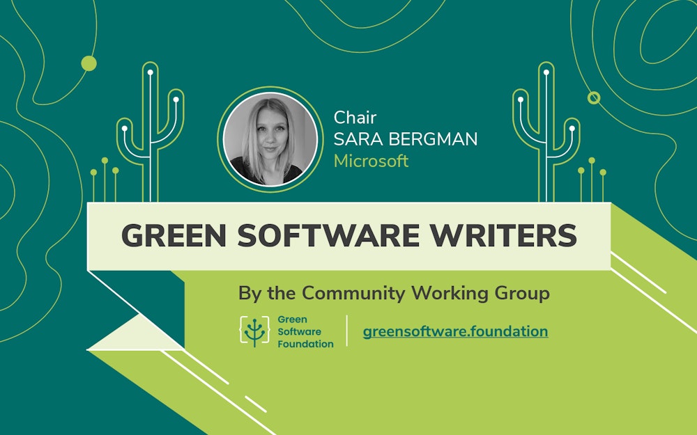 Green Software Writers Project - Green Software Foundation