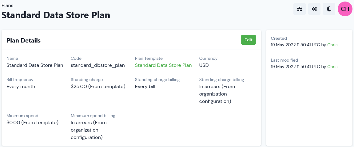 Creating Plans : m3ter Documentation