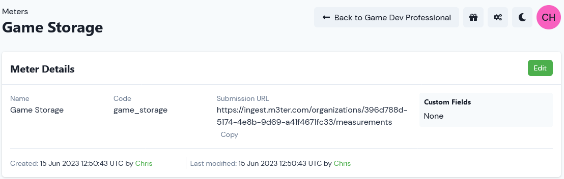 Creating Meters : m3ter Documentation