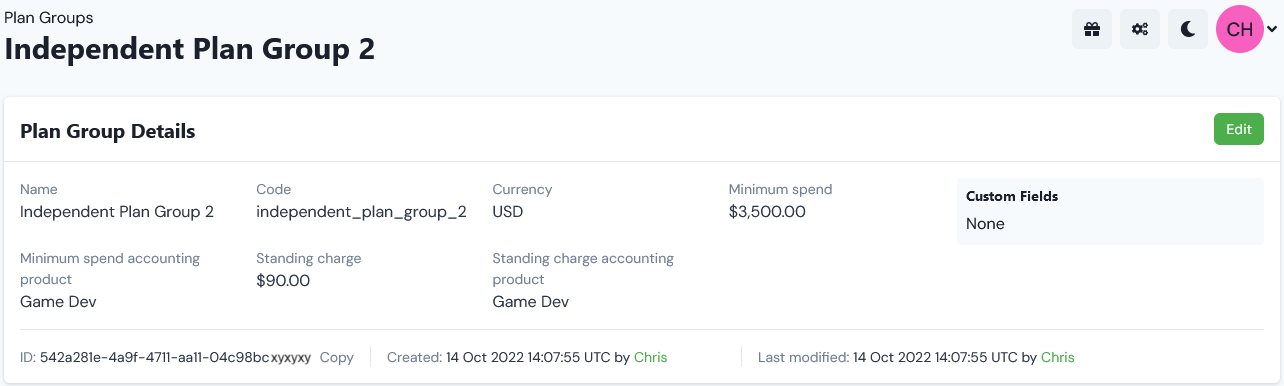 Working with Plan Groups - m3ter Documentation