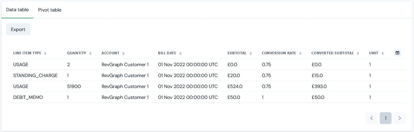 Performing Billing Queries and Reviewing Results - m3ter Documentation
